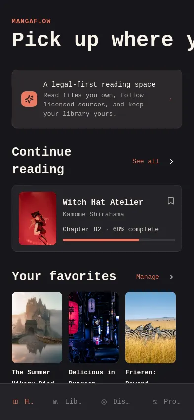 MangaFlow Reader