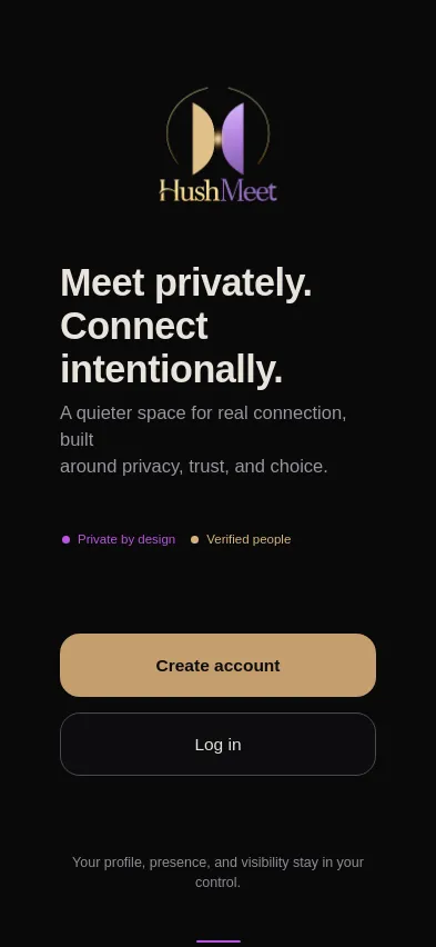 HushMeet Splash Screen