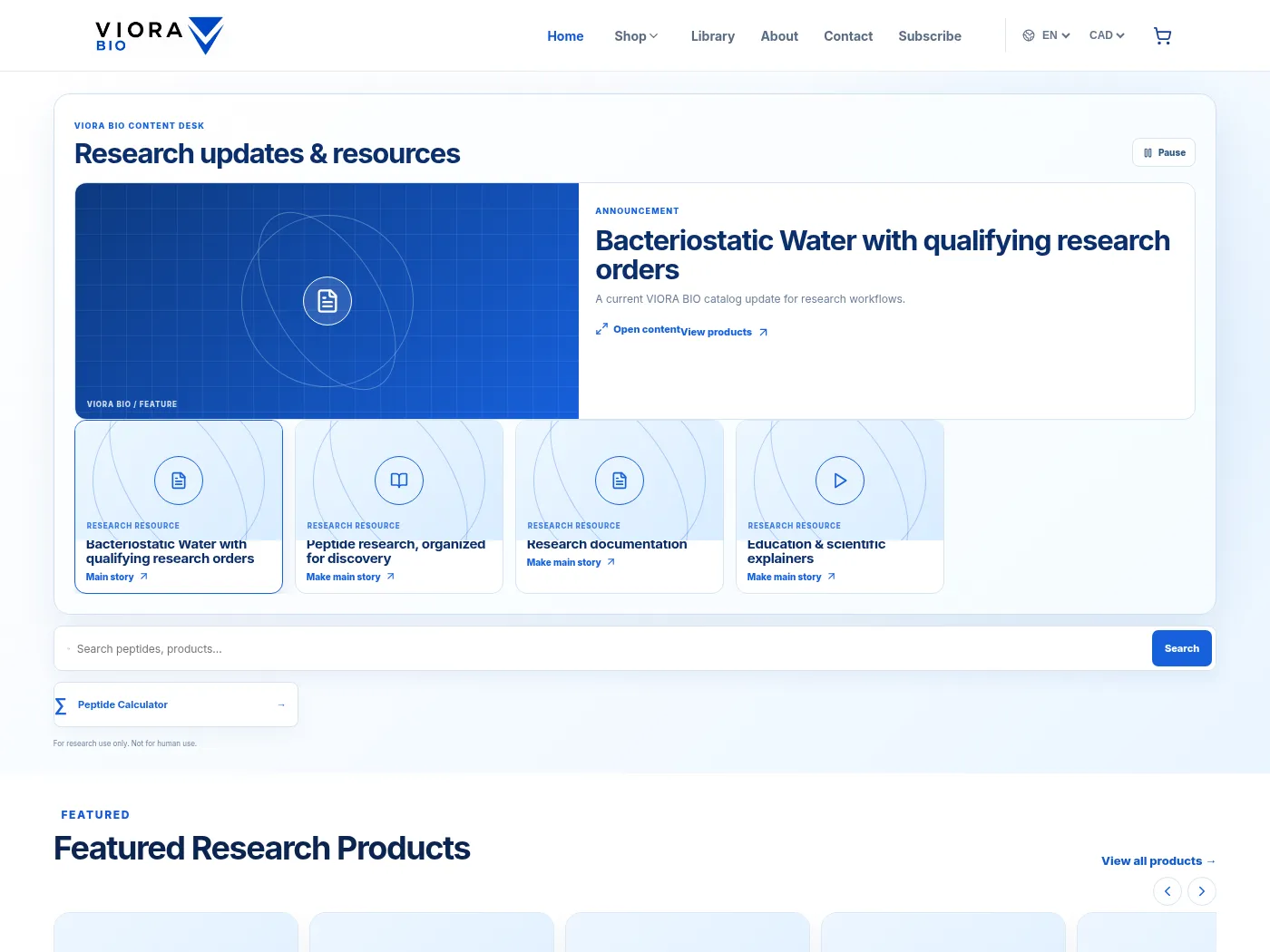 VIORA BIO Platform