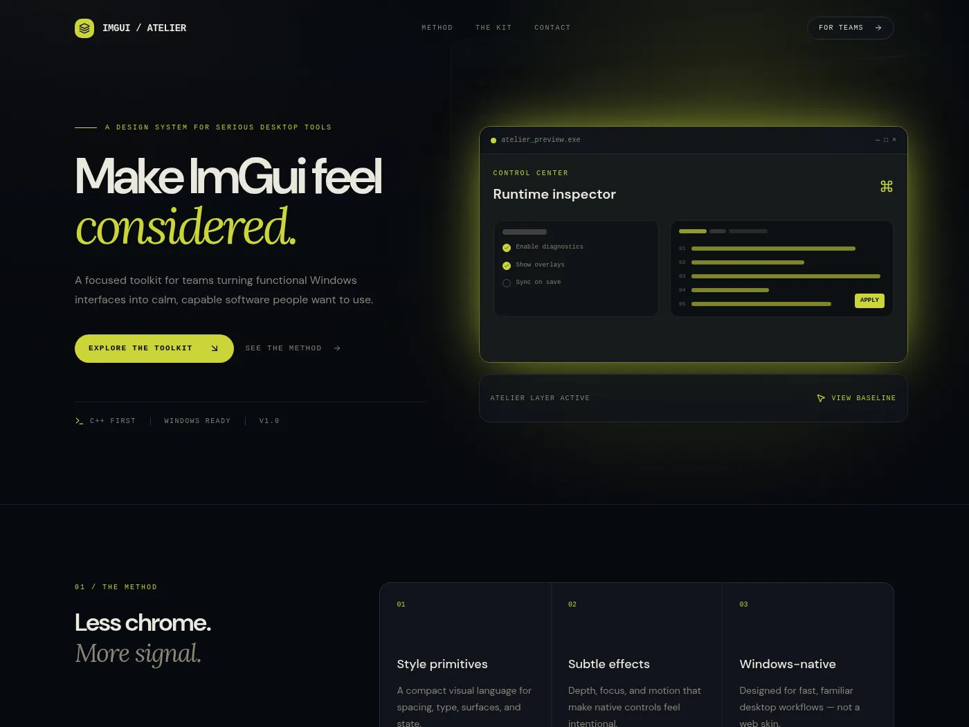 ImGui Design Revamp