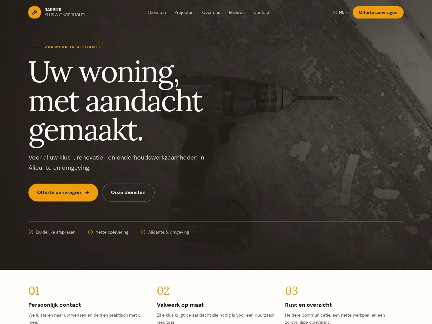 Barbier Klus Website