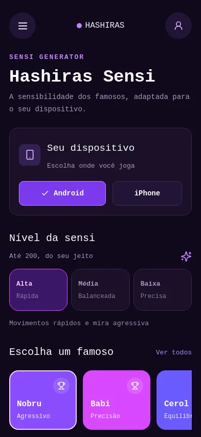 Hashiras Sensi Generator