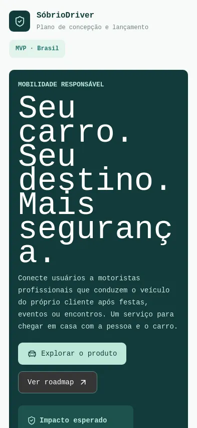 SóbrioDriver App
