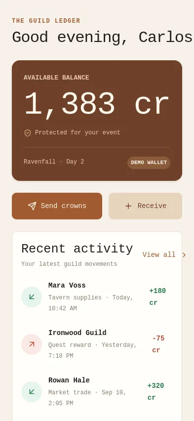 LARP Wallet Mobile