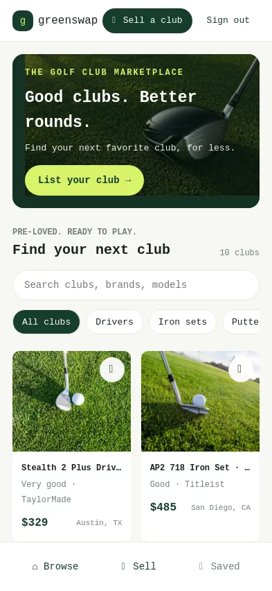 Golf Club Swap