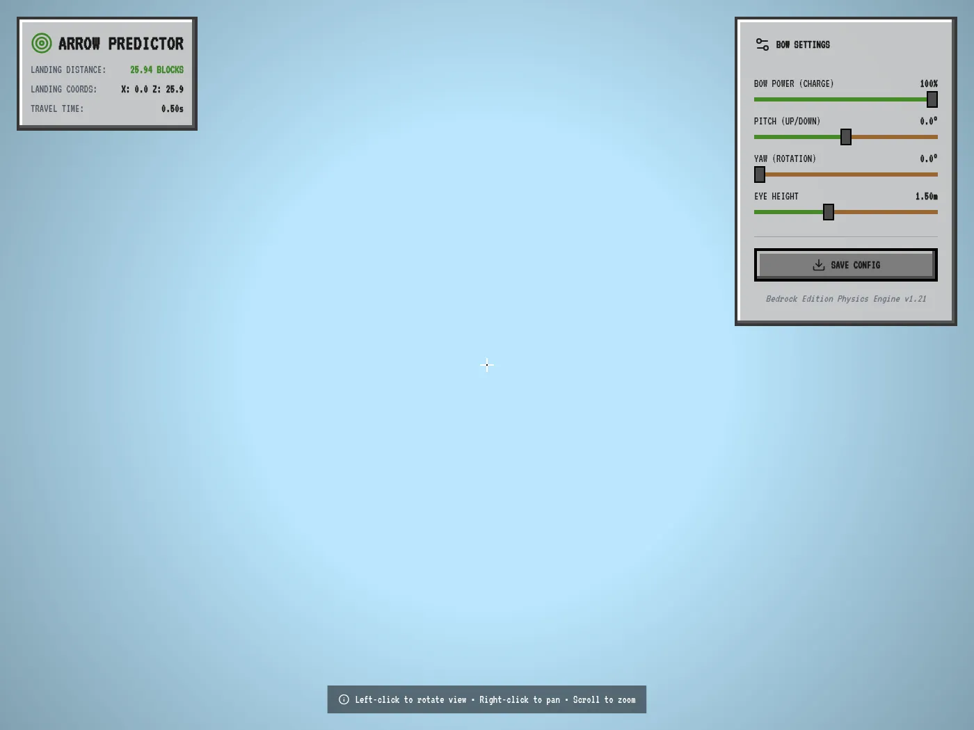 Minecraft Arrow Predictor