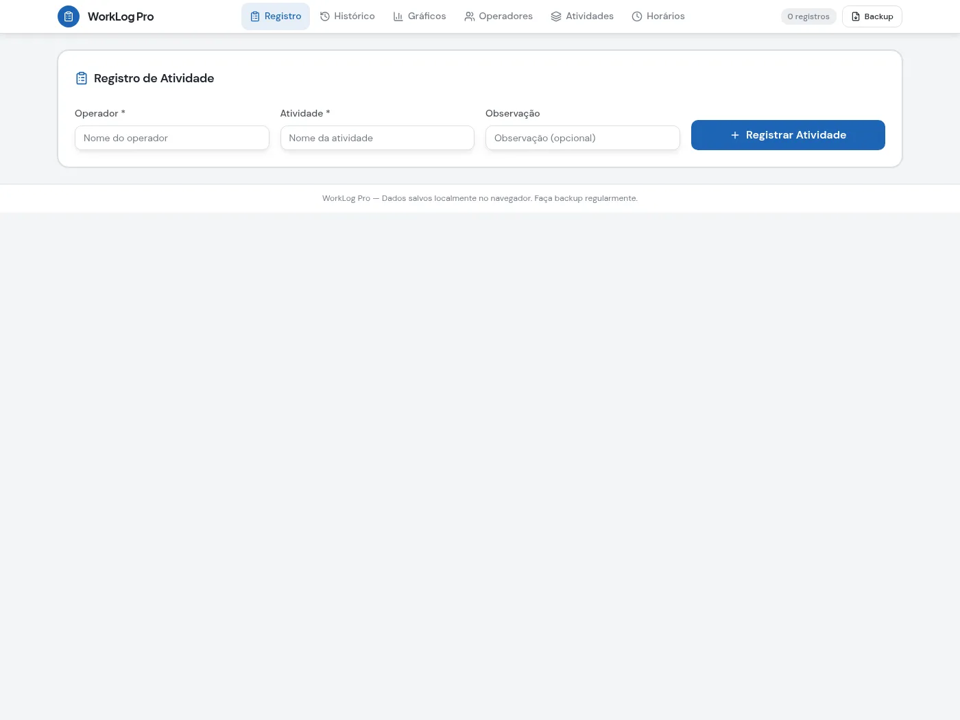 WorkLog Pro