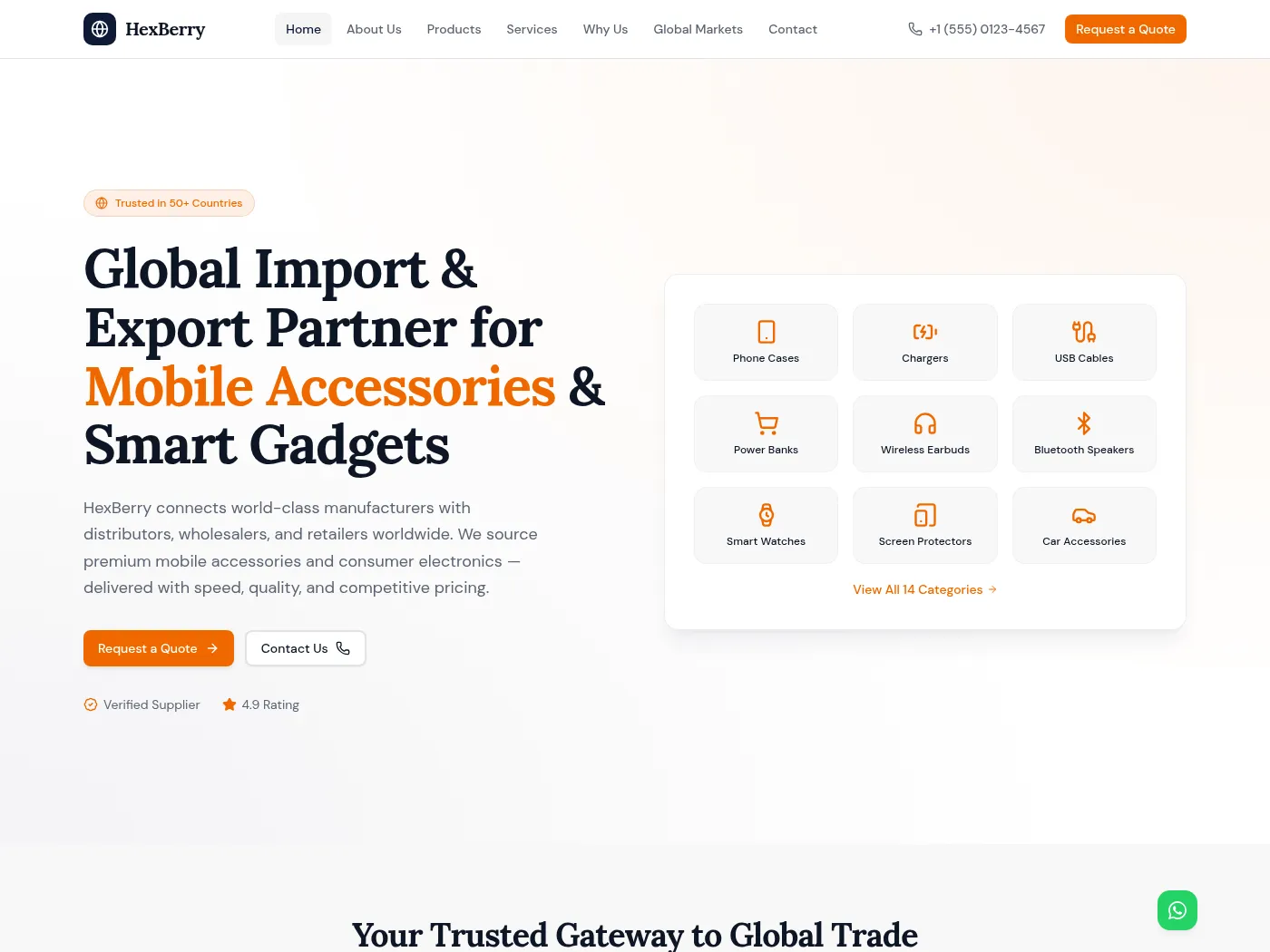 HexBerry Global Trade Site
