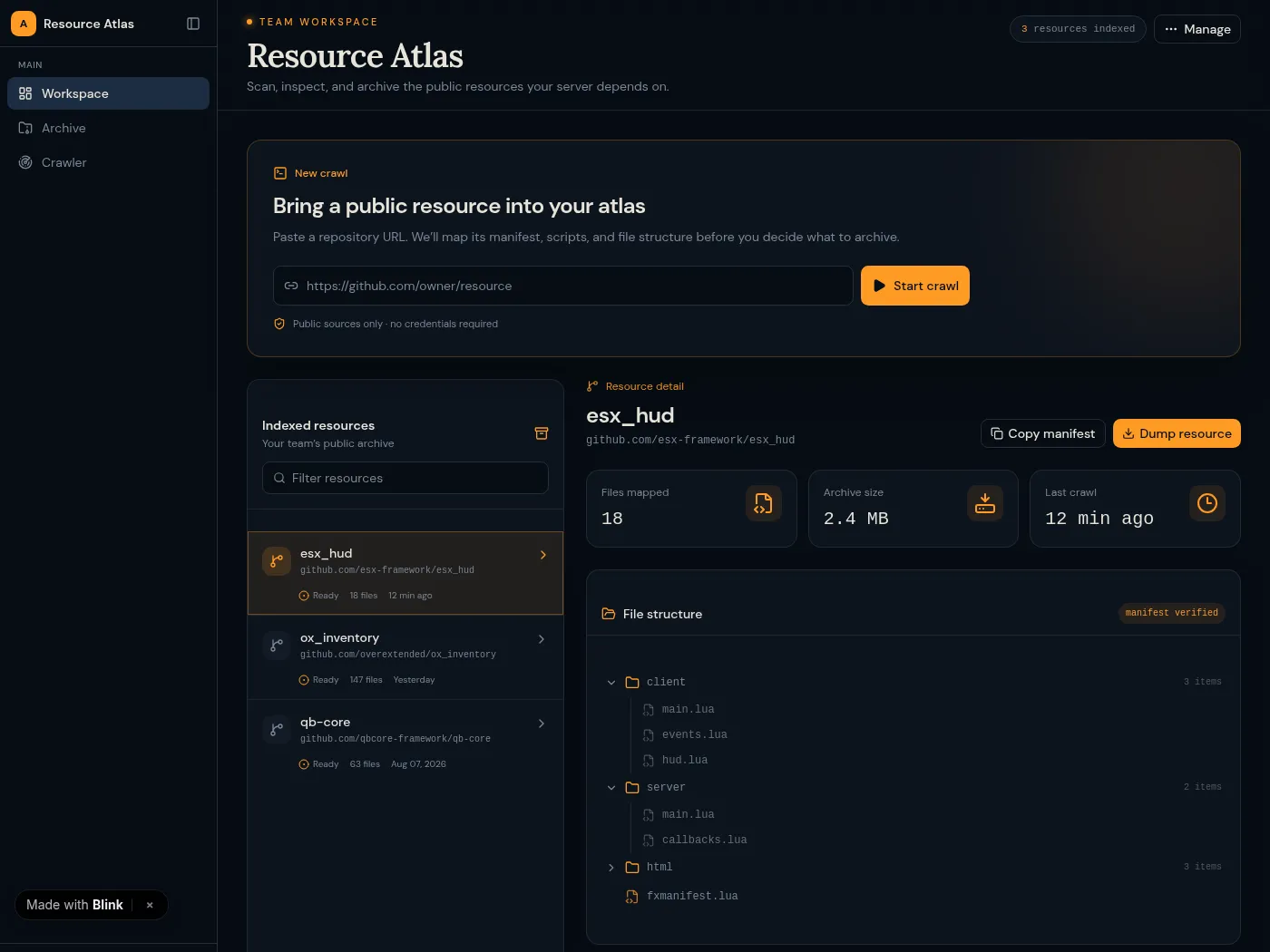 FiveM Resource Scraper