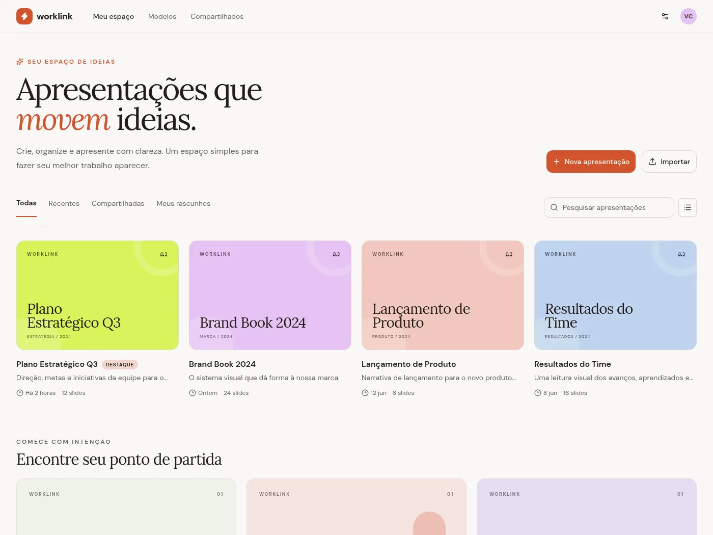 WorkLink Apresentações Web