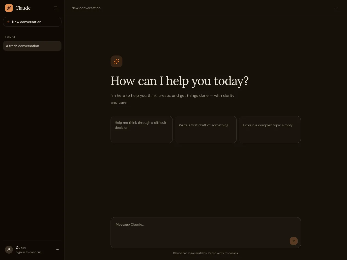 Claude AI App