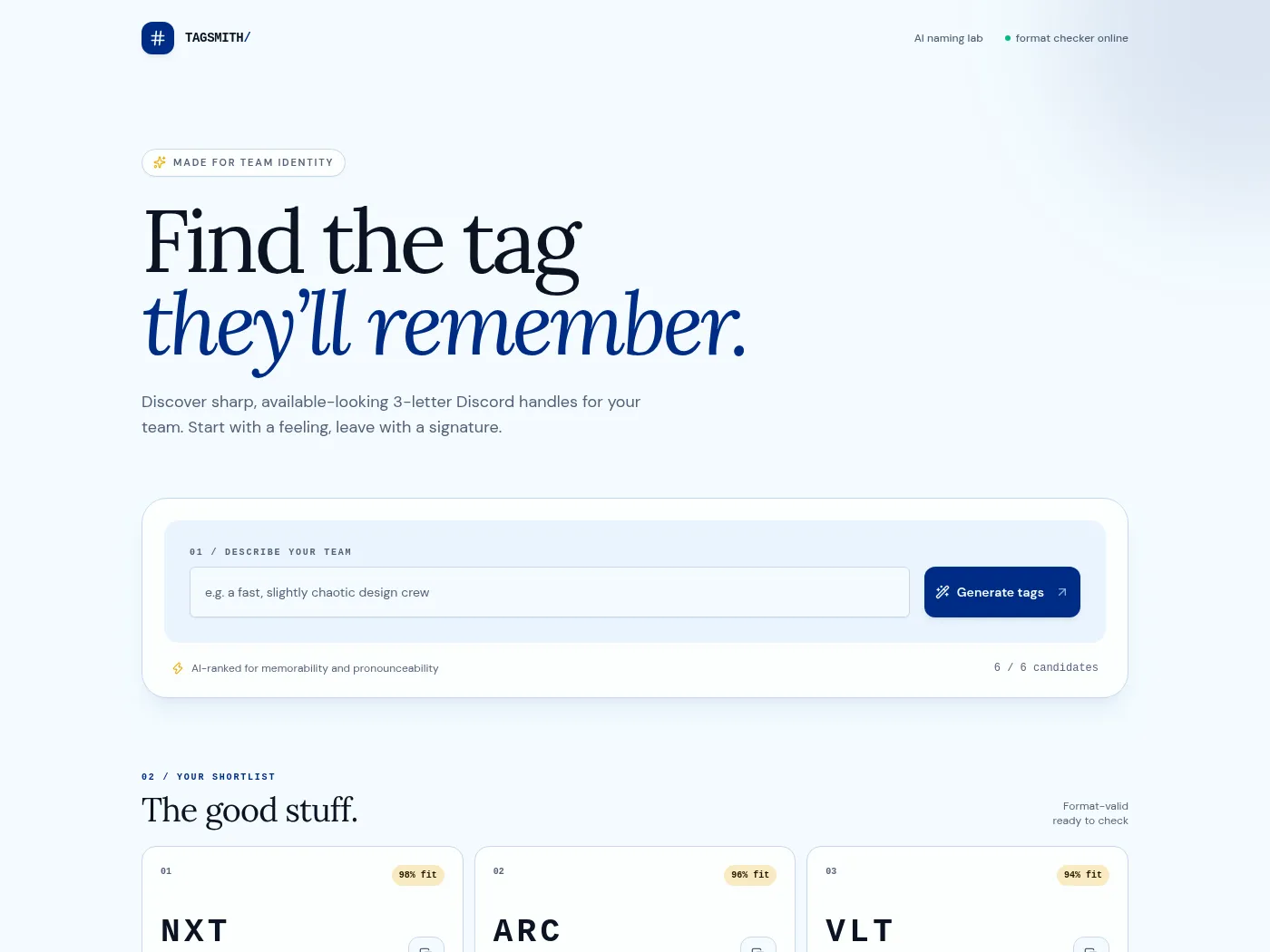 Discord Tag Finder