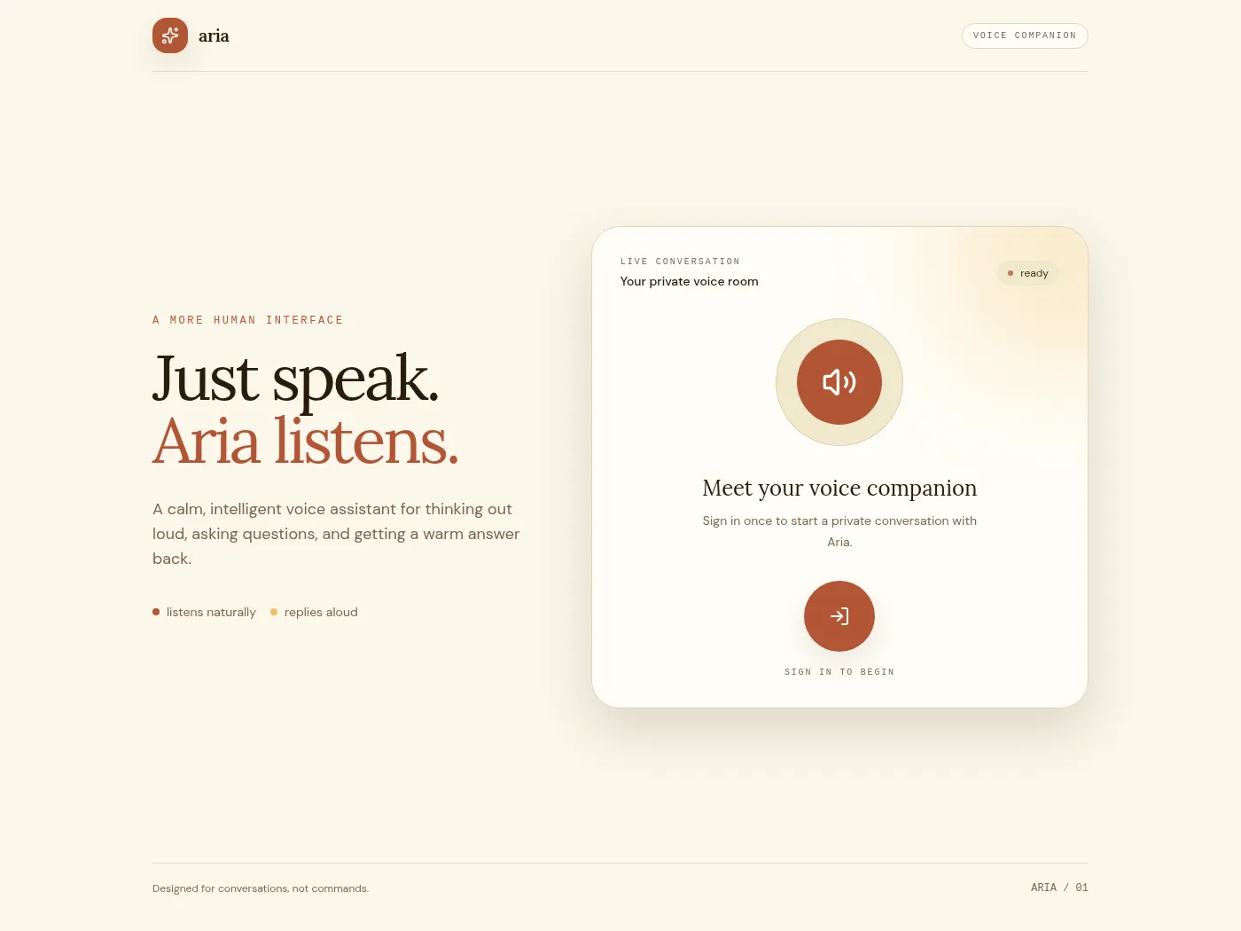 Aria Voice AI