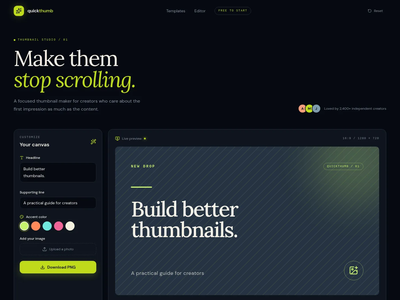 QuickThumb Generator