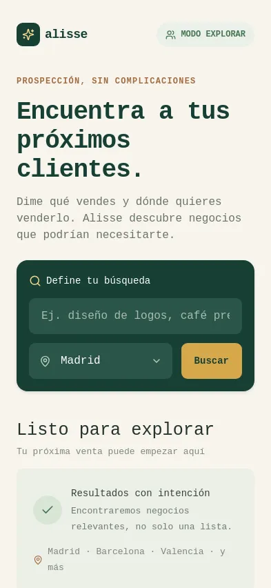 Alisse Client Finder