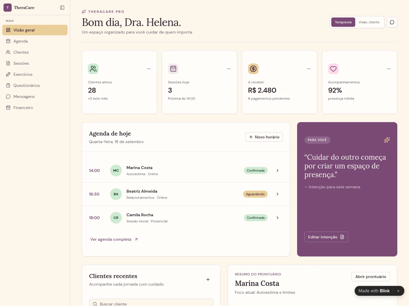 TheraCare Pro Platform
