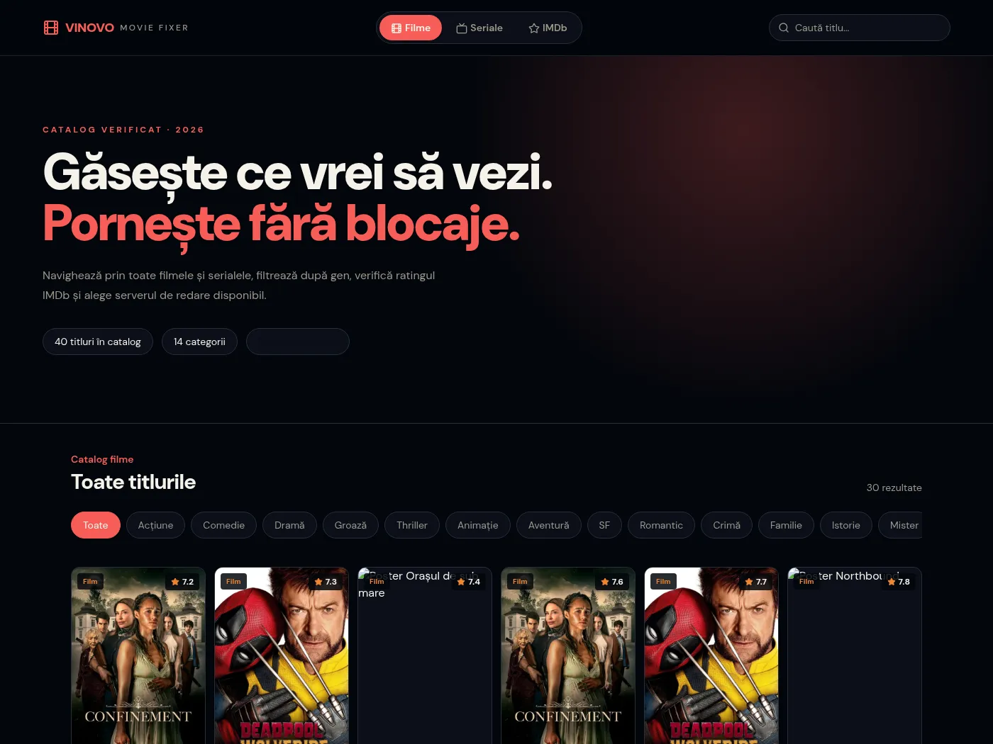 Vinovo Movie Fixer