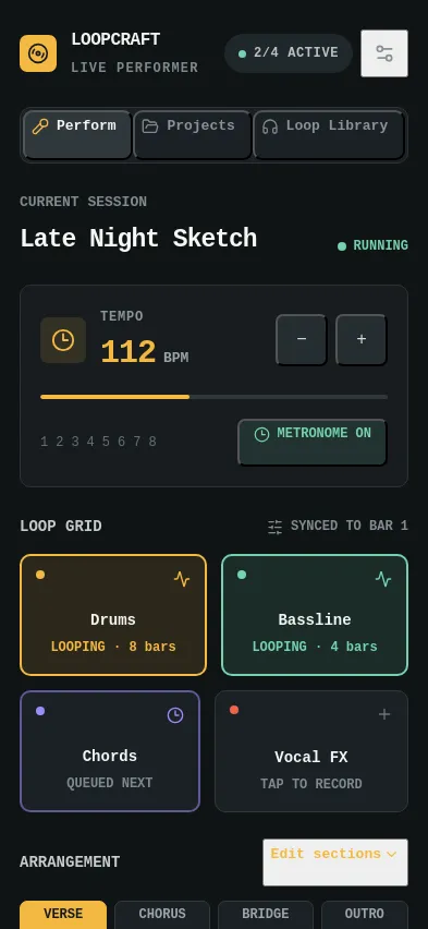 LoopCraft Live Performer