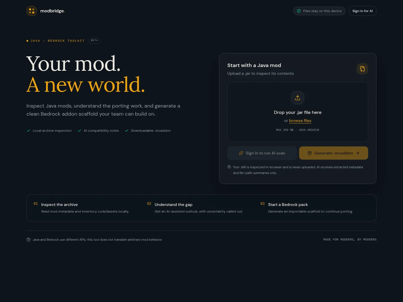 Minecraft Mod Converter
