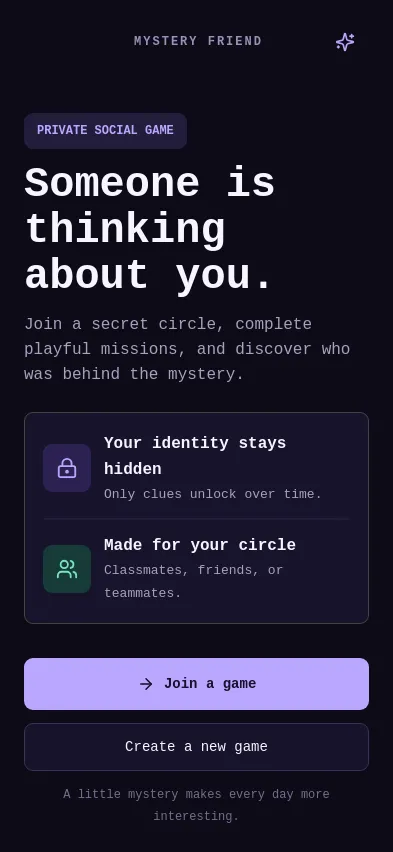 Mystery Friend