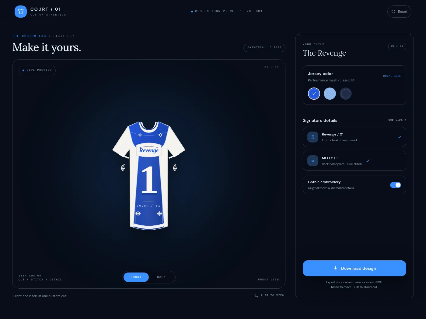 Jersey Designer Studio