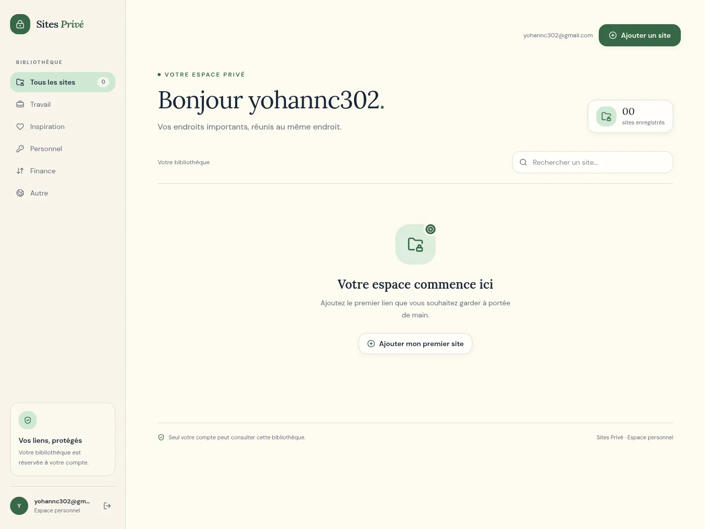 Sites Privé Portal