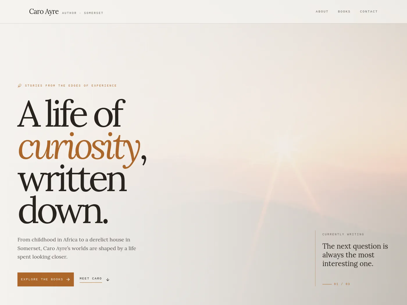 Caro Ayre Author Site