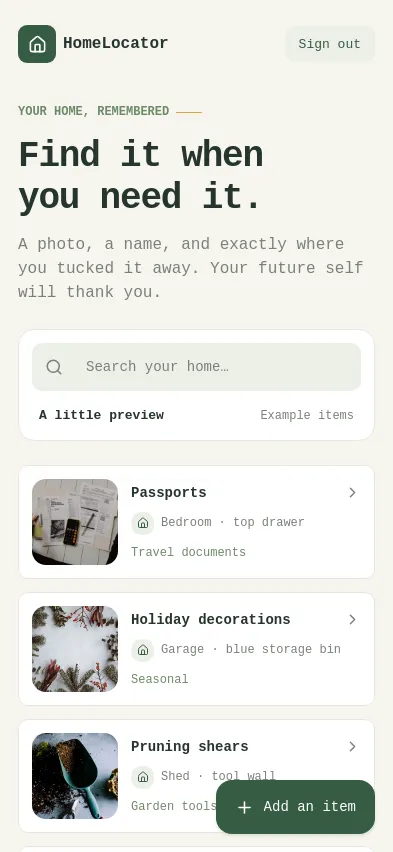 HomeLocator