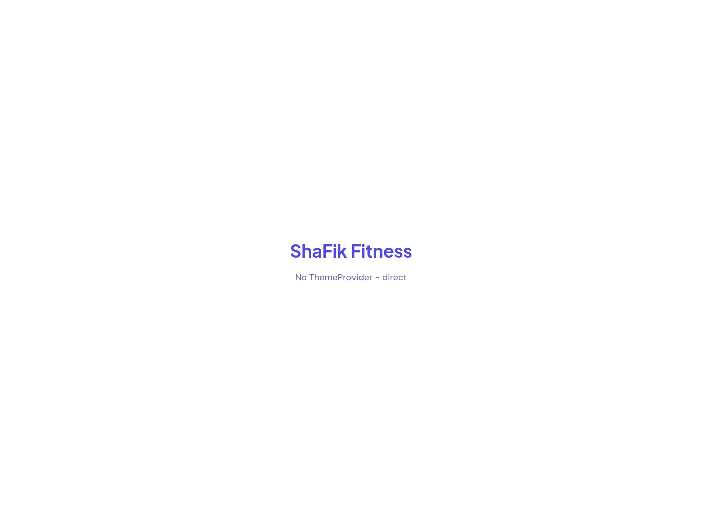 ShaFik Fitness Courses