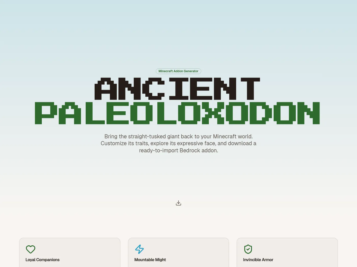 Minecraft Elephant McAddon