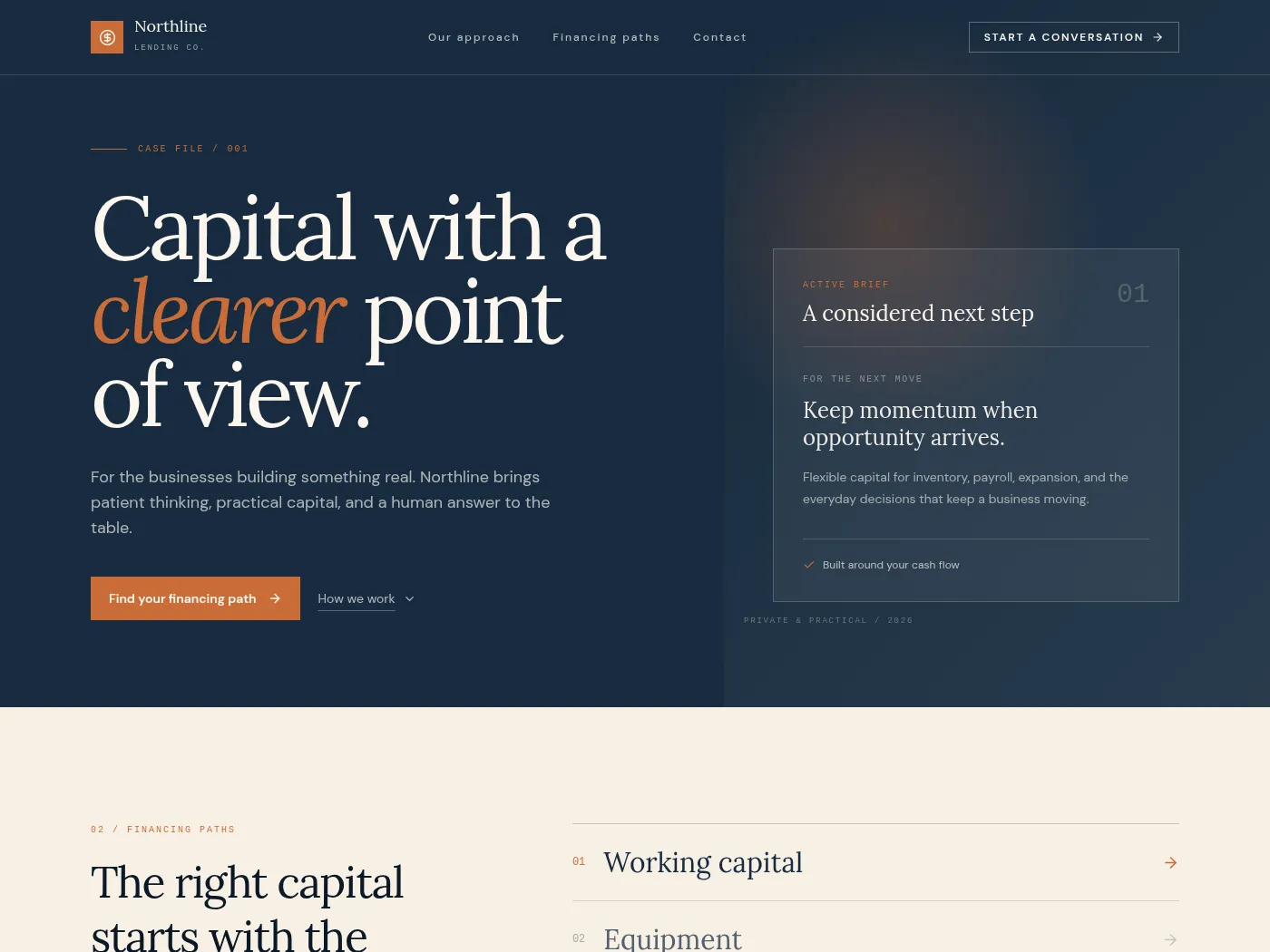 Lending Co Website