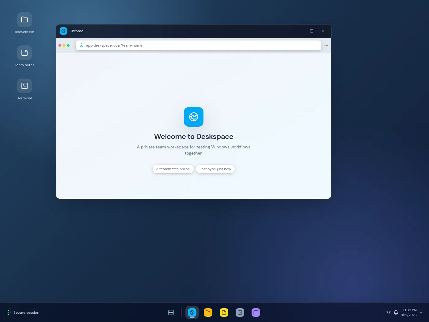 Win11 Desktop Simulator