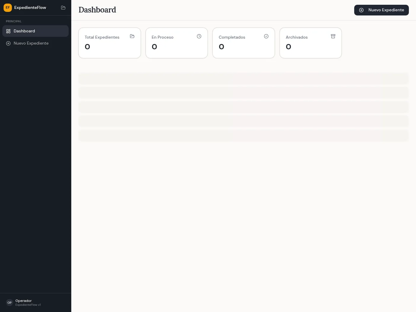 ExpedienteFlow MVP