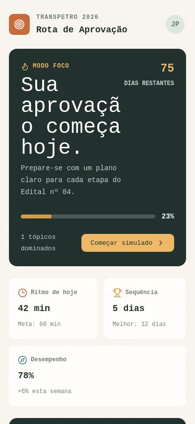 Transpetro 2026 Prep App