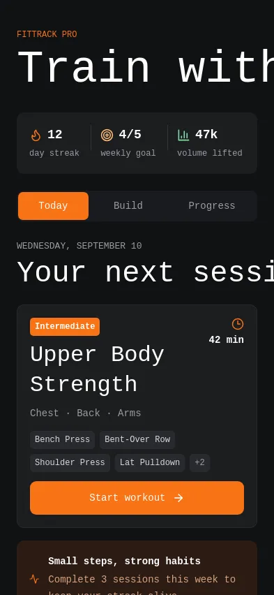 FitTrack Pro