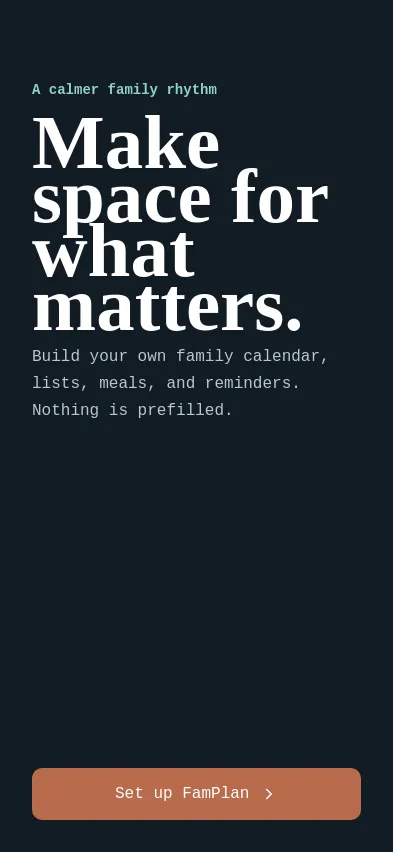 FamPlan Deluxe
