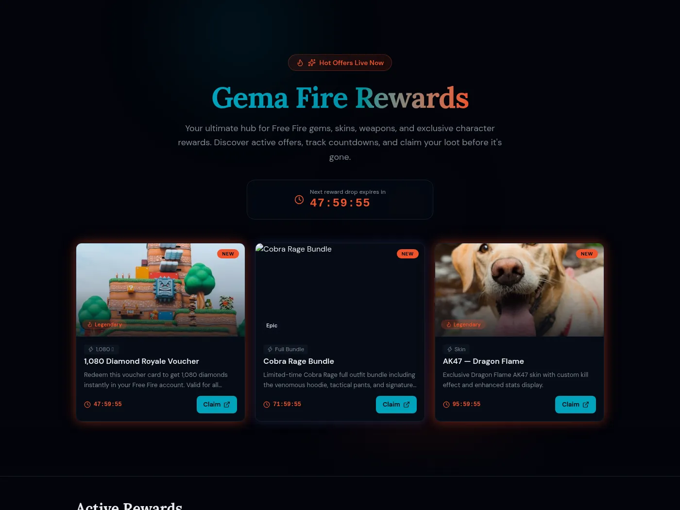 Gema Fire Rewards