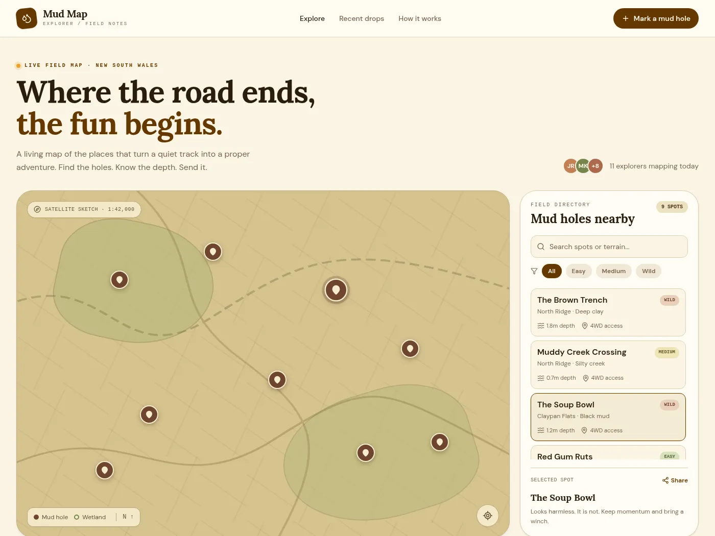 Mud Map Explorer