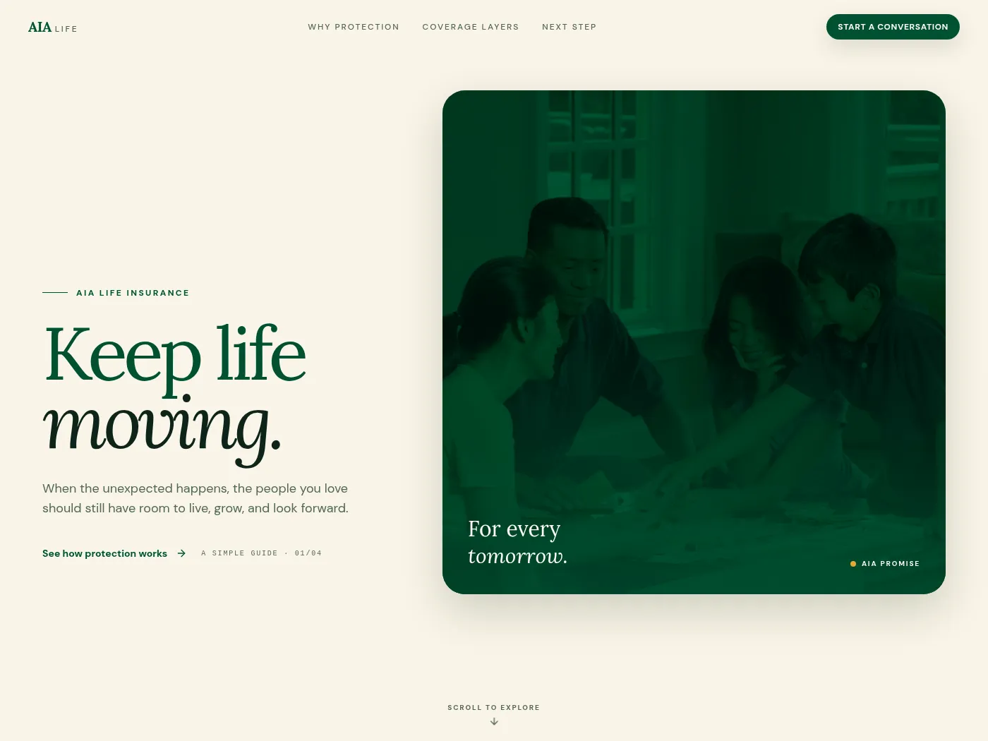 AIA Life Insurance Pitch