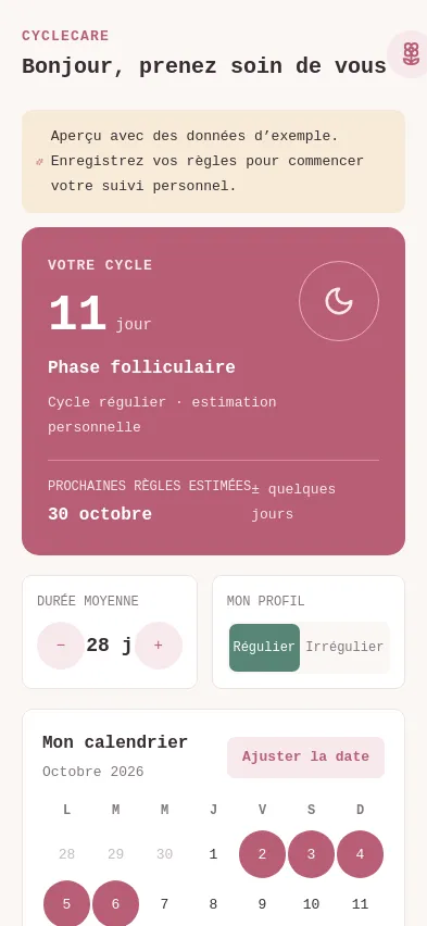 CycleCare App