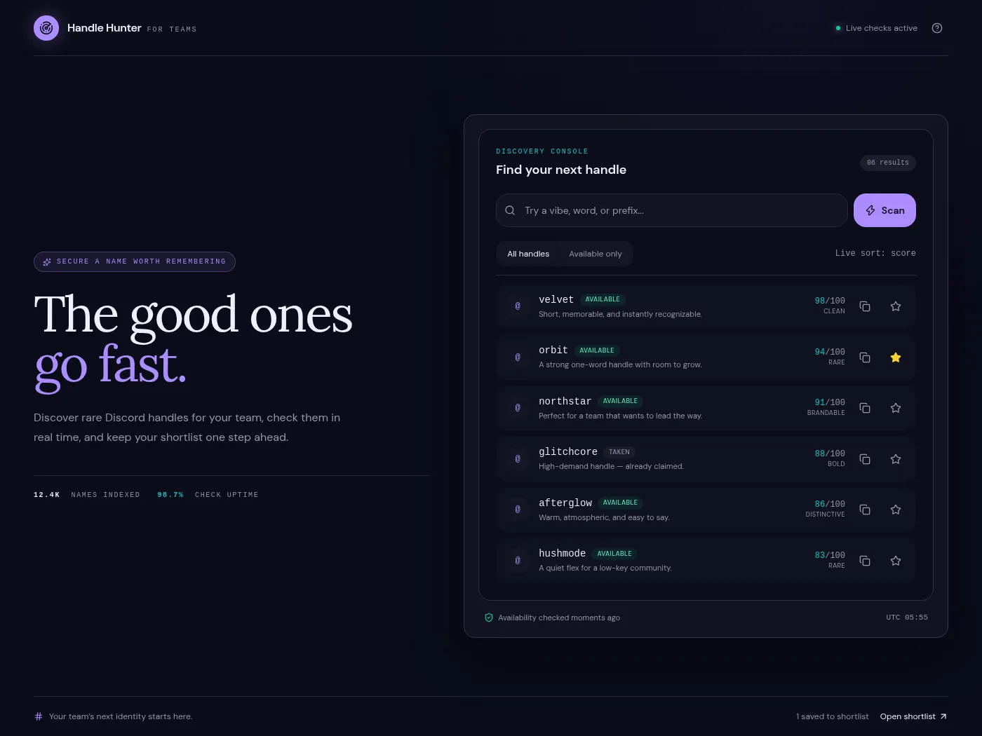 Discord Handle Hunter