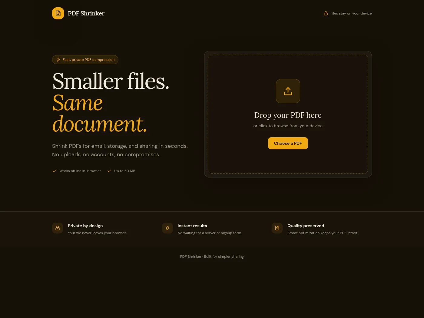 PDF Shrinker