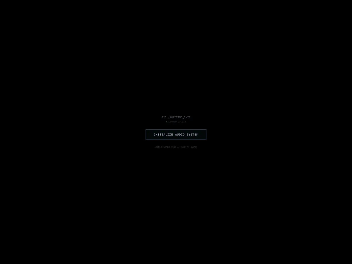 NeuroHUD 3D Dashboard