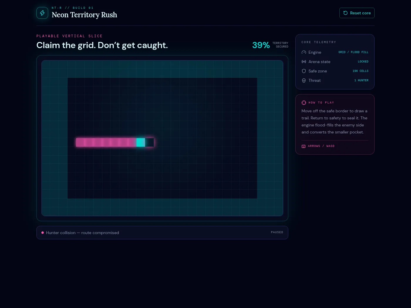 Neon Territory Rush