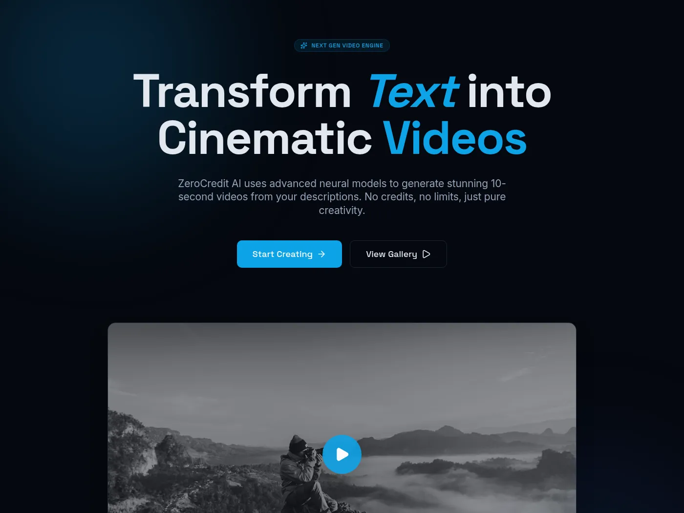 ZeroCredit AI Video Maker