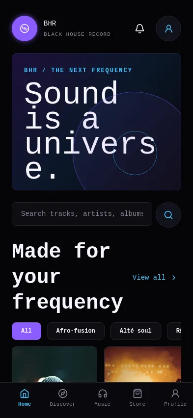 BHR Music Universe