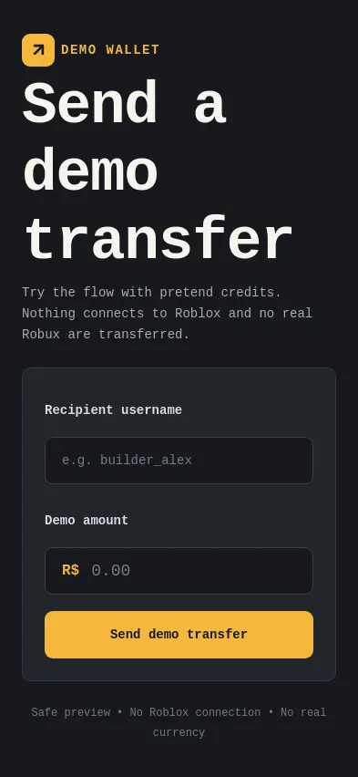 Demo Transfer App