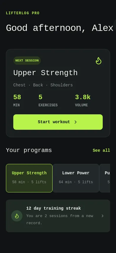 LifterLog Pro