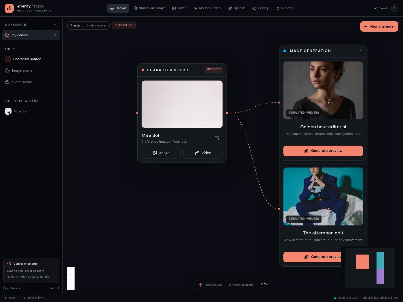 Eromify Graph Creator