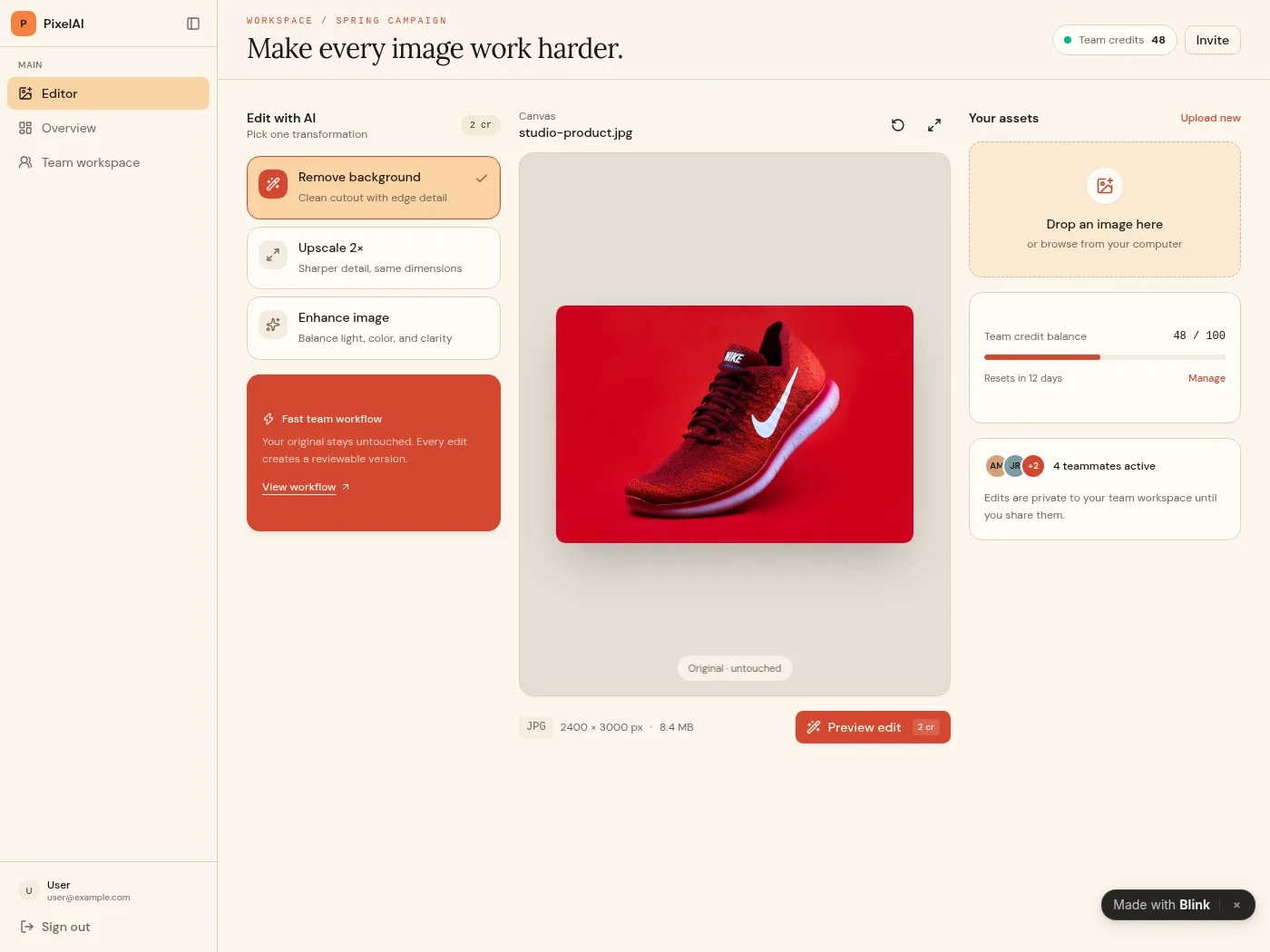 PixelAI Editor